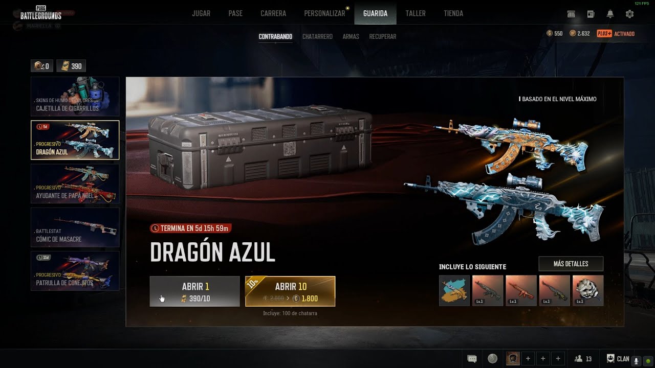 PUBG | 50 tiros a la caja de la beryl Dragon azul :,V - YouTube