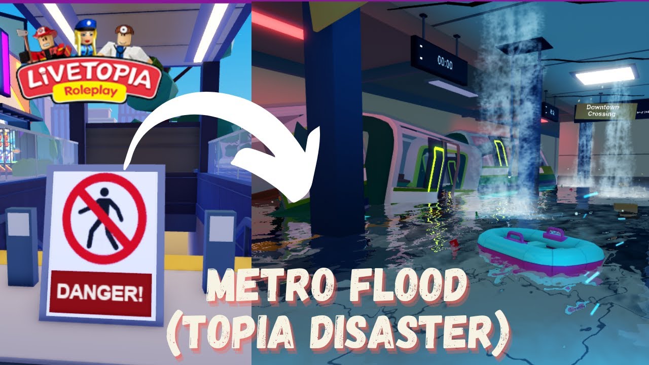 LIVETOPIA METRO FLOOD UPDATE🌊 // UPDATE 61 //Livetopia Roleplay (Roblox ...