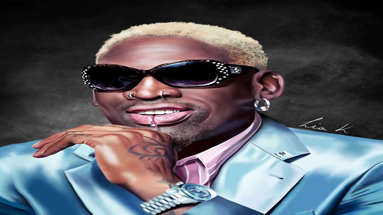 |How to draw| HYPER REALISTIC PORTRAIT OF 🤓 DENNIS RODMAN 🤓 - YouTube