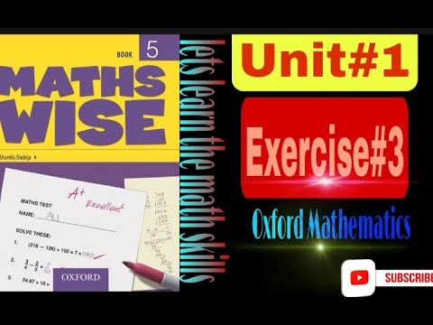unit#1,exercise#3 oxford math solution class#5||in hindi,urdu&english ...