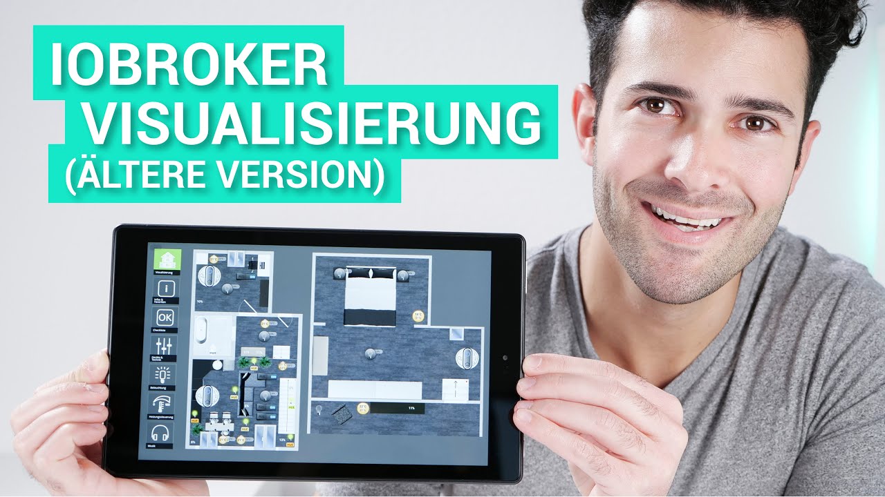 ioBroker.vis Visualisierung und Demo auf einem Tablet - YouTube