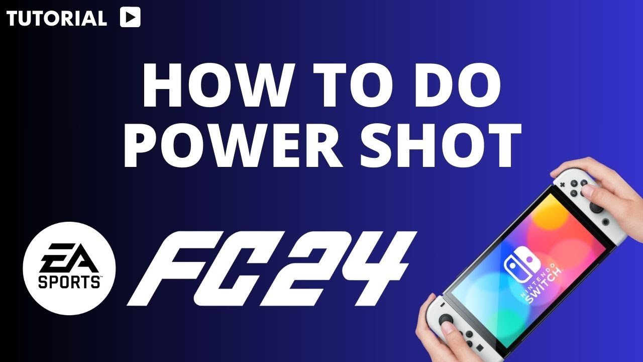How to power shot in FC 24 Nintendo Switch - YouTube