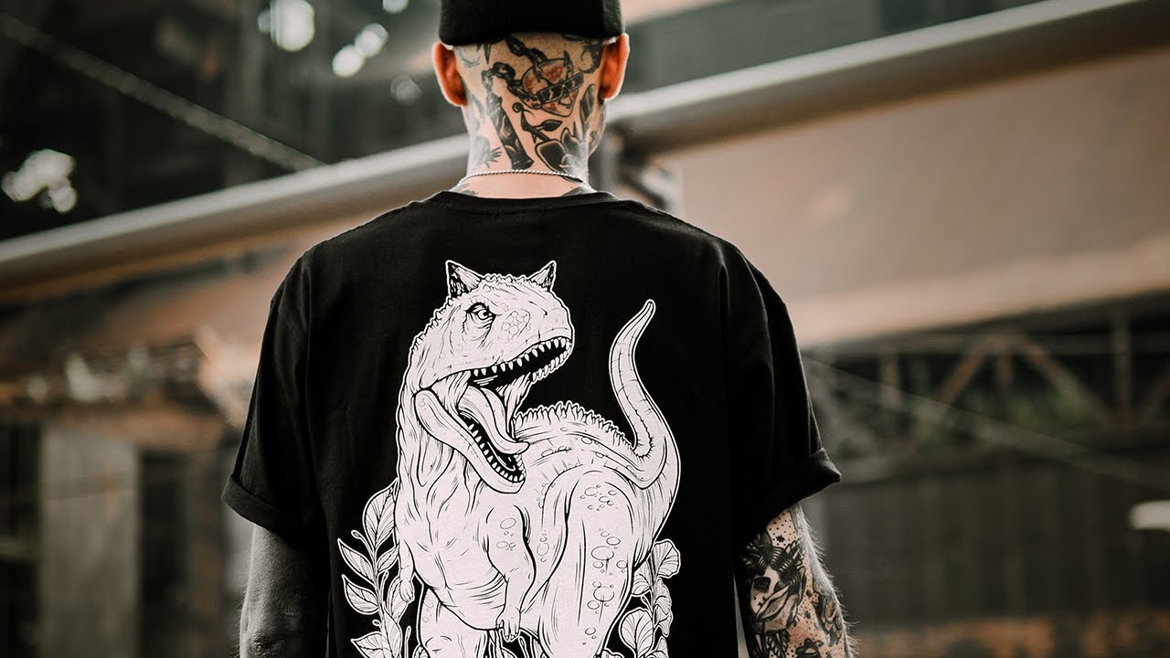 WOLFPACK CLOTHING | Dinosaurs Collection Extinction | Tattoo Inspired ...