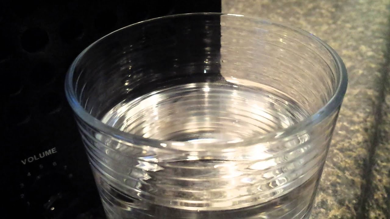 Motor Mouth Maul vibrating my glass of water - YouTube
