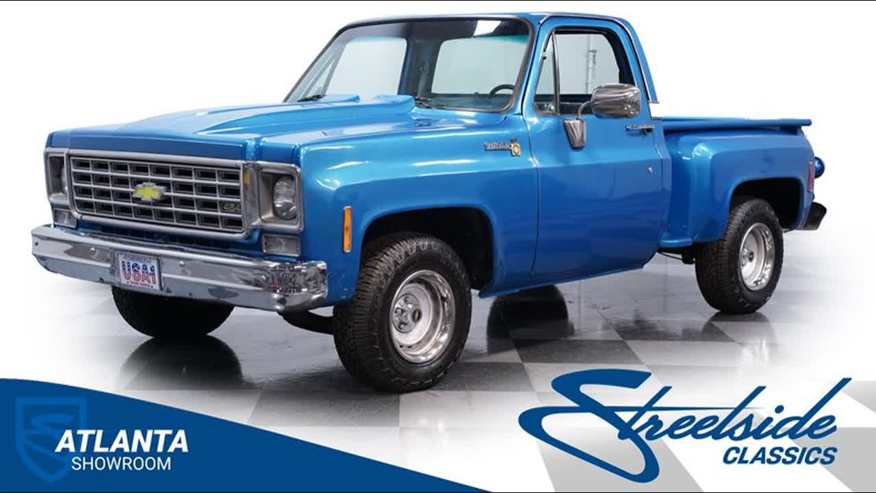 1976 Chevrolet C10 Scottsdale Stepside 454 8923-ATL for sale ...