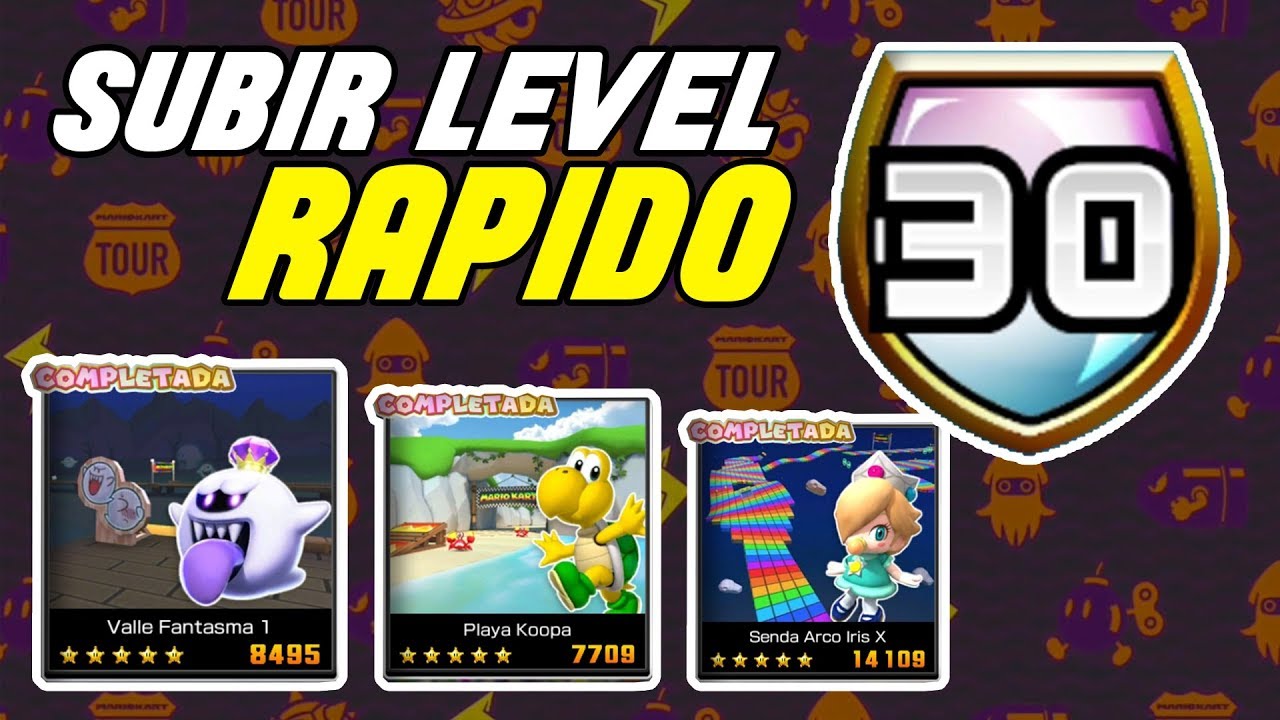 Como SUBIR DE NIVEL mas RAPIDO que TODOS - MARIO KART TOUR - YouTube