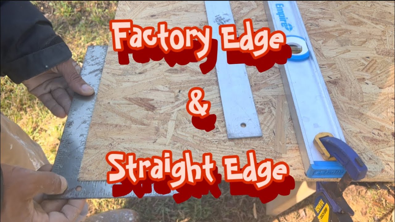 Journey to the Temple: Factory Edge and Straight Edge - YouTube