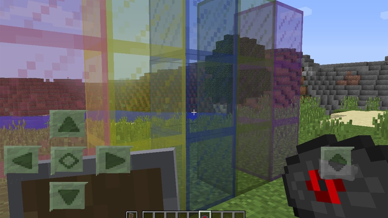SALIO!! VIDRIOS DE COLORES PARA MINECRAFT POCKET EDITION 1.1 ...