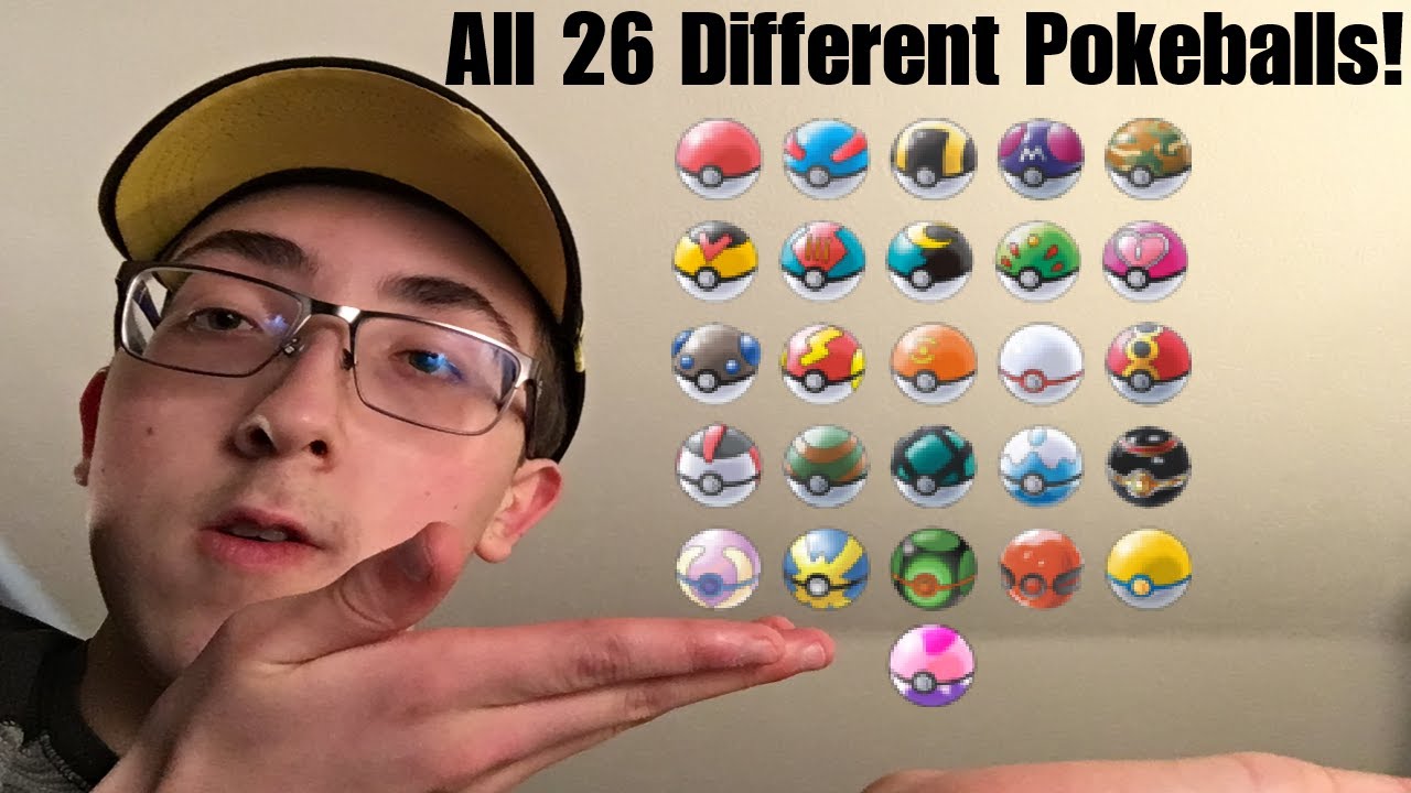 All 26 Types of Pokeballs! - YouTube