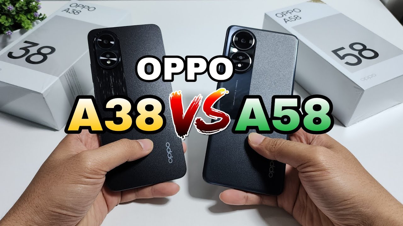 OPPO A38 VS OPPO A58 ส่วนต่างราคา 800 บาท , เลือกรุ่นไหนดีนะ? - YouTube