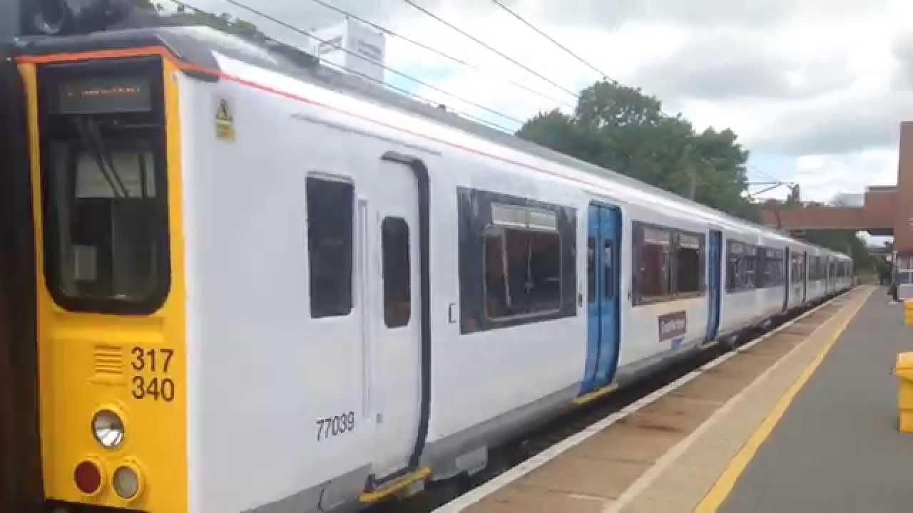 Newly Liveried Great Northern Class 317 At Stevenage - YouTube