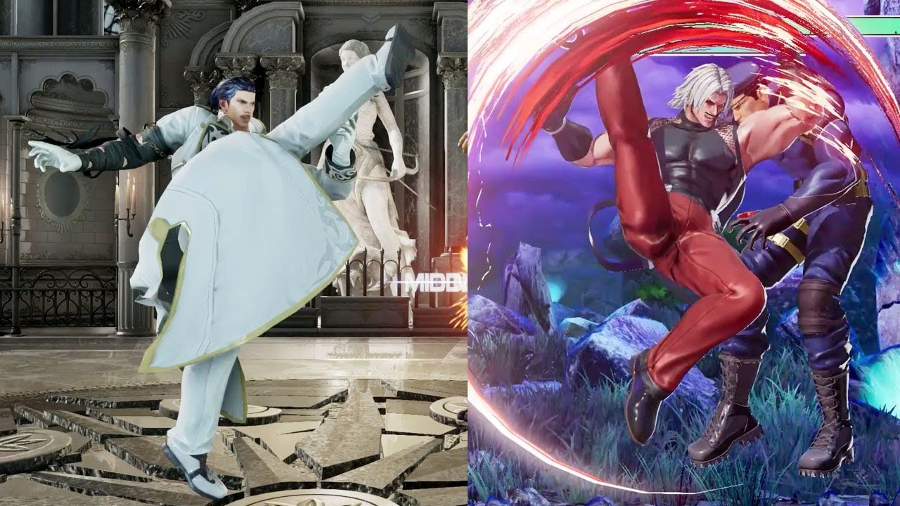Tekken x KOF Similar Moves - YouTube