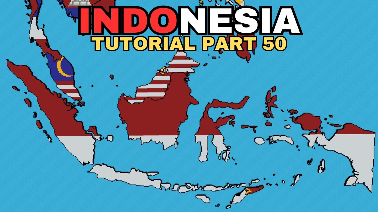 Indonesia - World Flag Map Tutorial [Part 51] [Minecraft] - YouTube