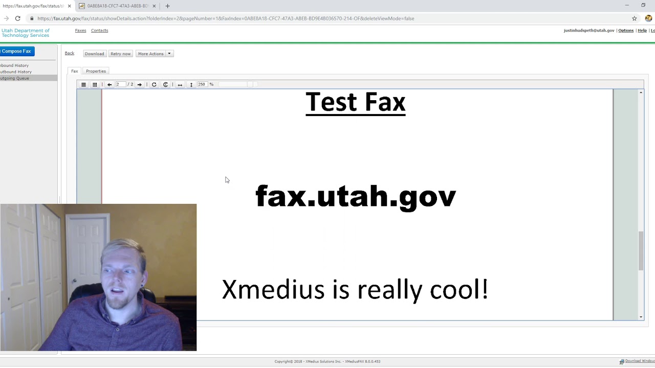 Xmedius Enterprise Fax Server Portal Training - YouTube