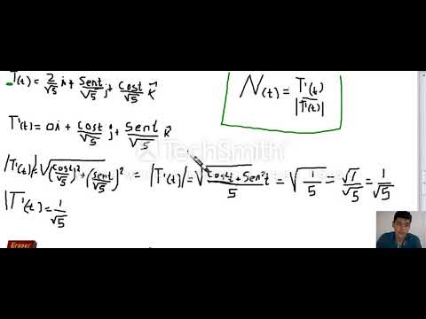 Vector Tangente Unitario, Normal unitario y Longitud de arco - YouTube