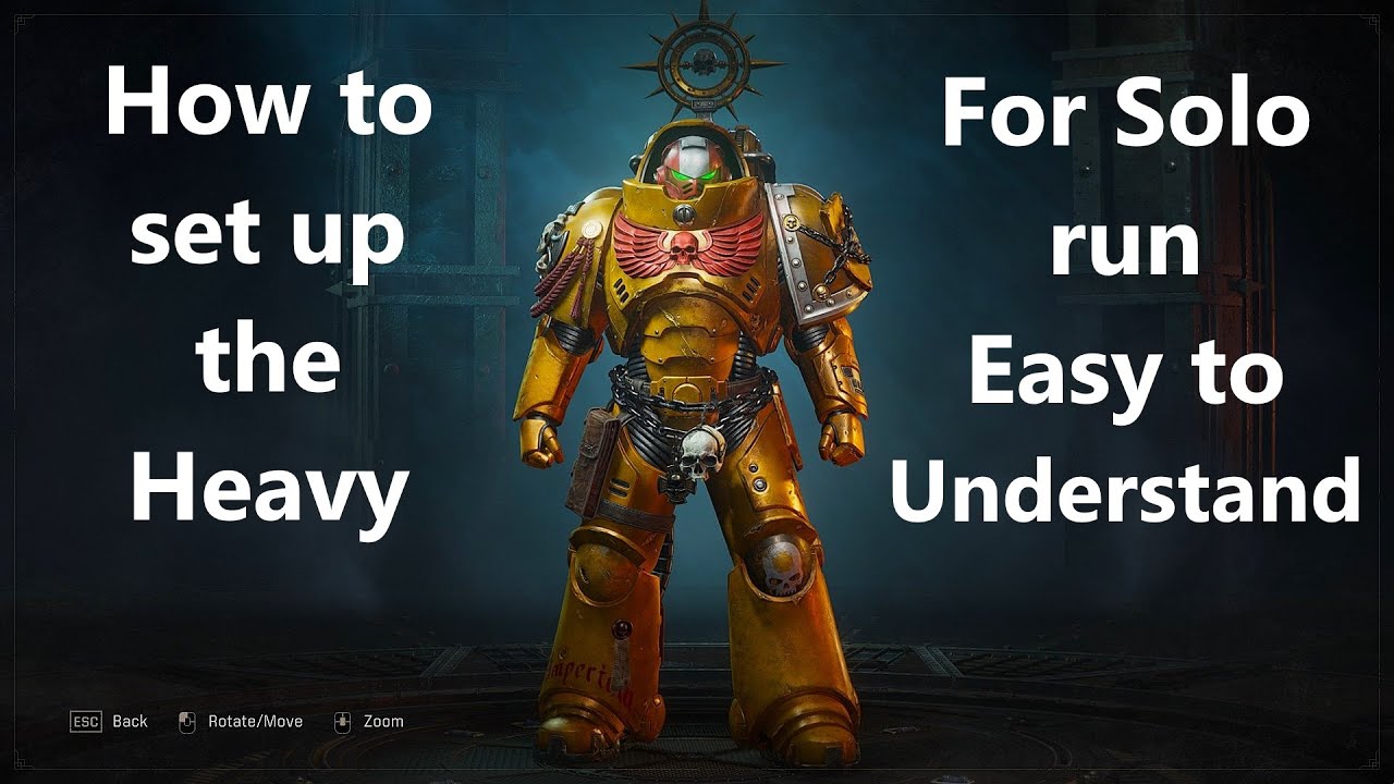 Space Marine 2 Heavy build for Solo PvE easy to understand - YouTube