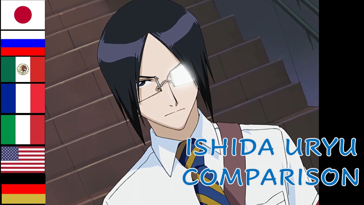 Uryu Ishida voice comparison [BLEACH] - YouTube