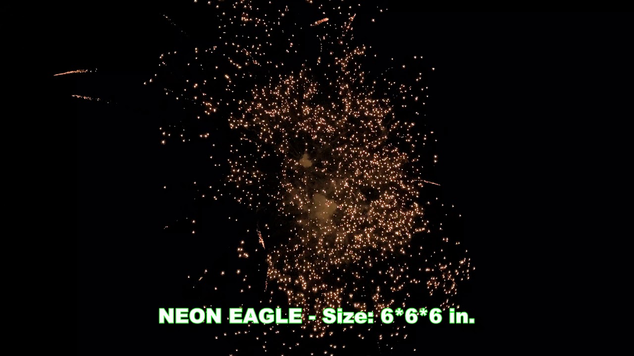 NEON EAGLE - Pyro Diablo fireworks - YouTube