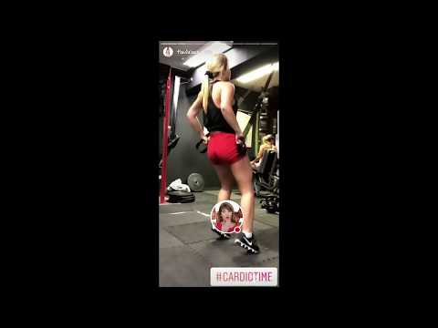 FLAVIA LAOS EN EL GYM 11-01-18