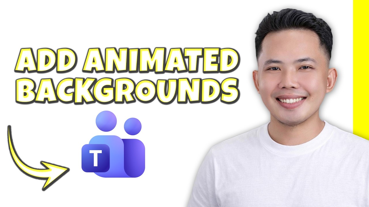 How To Add Animated Backgrounds in a Microsoft Teams (Quick Tutorial ...