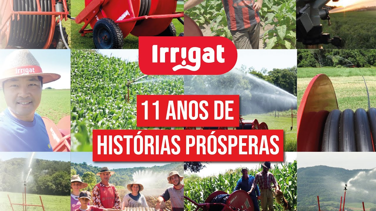 11 anos de história Irrigat | Sistemas de Irrigação - YouTube