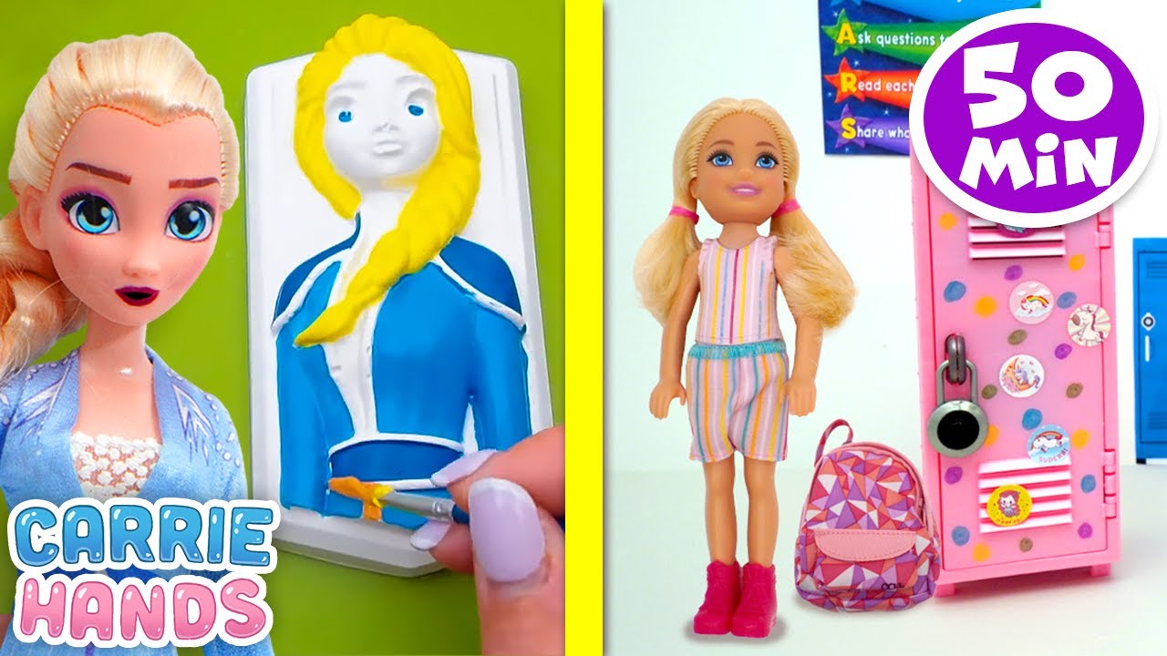 Disney Encanto Mirabel, Elsa, Little Mermaid Ariel & Barbie Go Back To ...