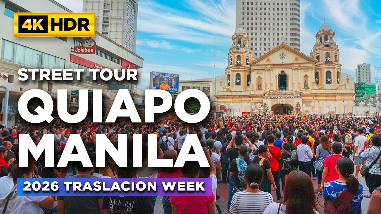 Massive Crowds in QUIAPO MANILA | Scenes Ahead of TRASLACION 2026 in ...