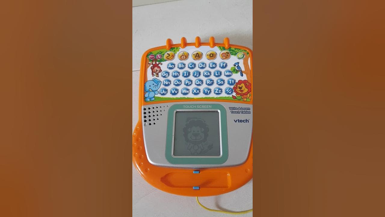Vtech write and learn touch tablet part 3 - YouTube