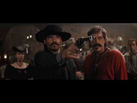 TOMBSTONE First Time Doc Holiday (Val Kilmer) meets Johnny Ringo 1993 ...