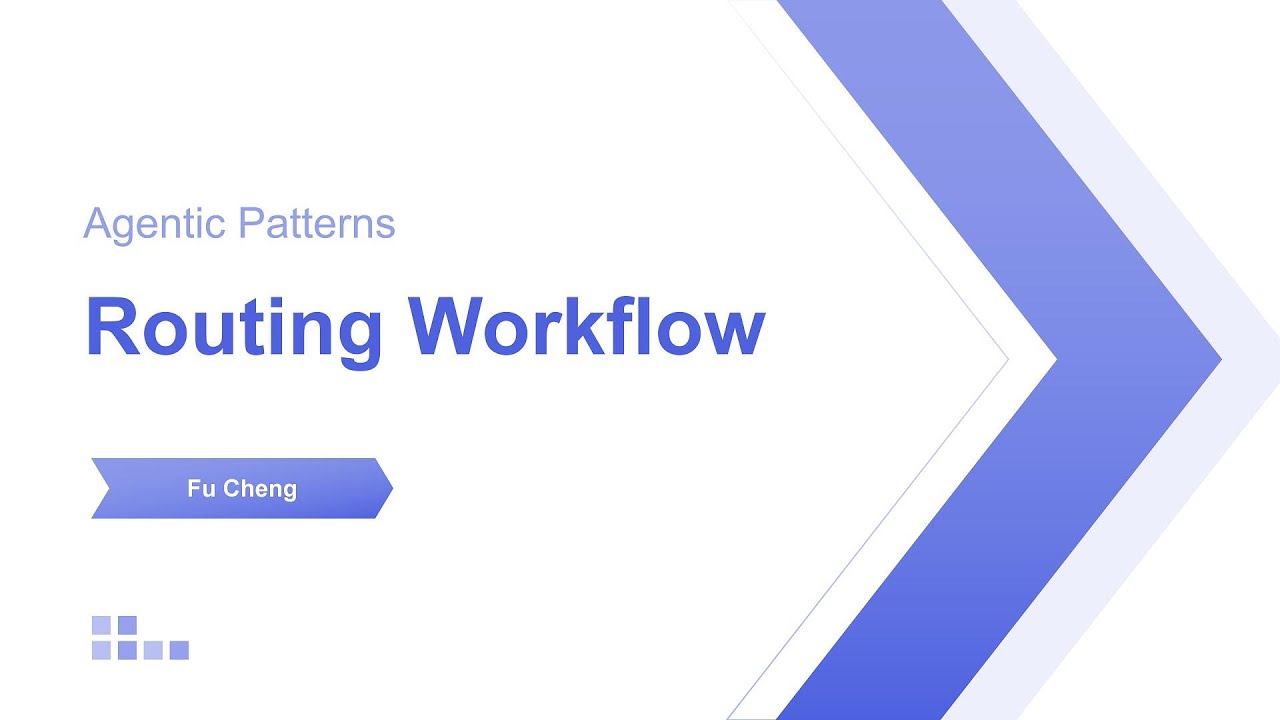 Routing Workflow [Agentic Patterns] - YouTube