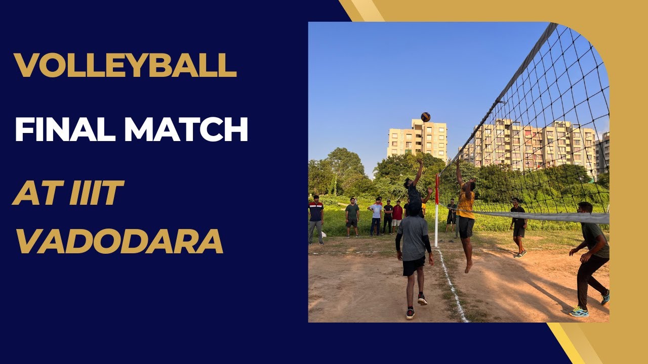 Volleyball Final Match In IIIT Vadodara Ventura Sports Event || Sports ...