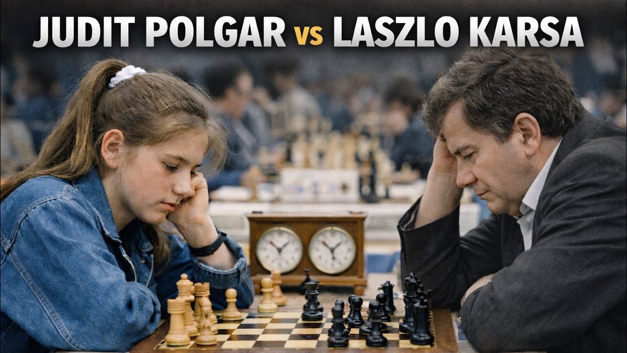 Judit Polgar vs Laszlo Karsa Zalakaros Chess Open 1988 | Full Game ...