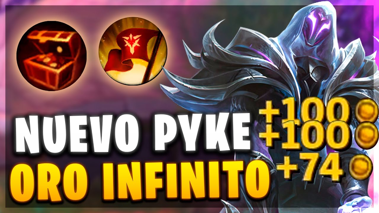 ¡PYKE TIENE ORO INFINITO CON ESTAS RUNAS! NUEVA SKIN! | League of ...