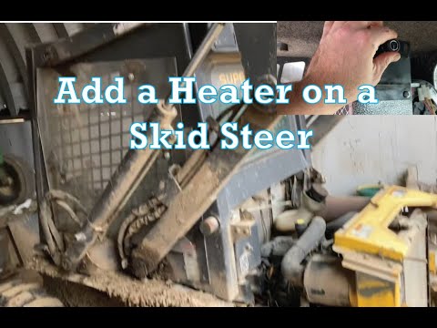 How to add a heater to a Skid Steer, New Holland L150 - YouTube