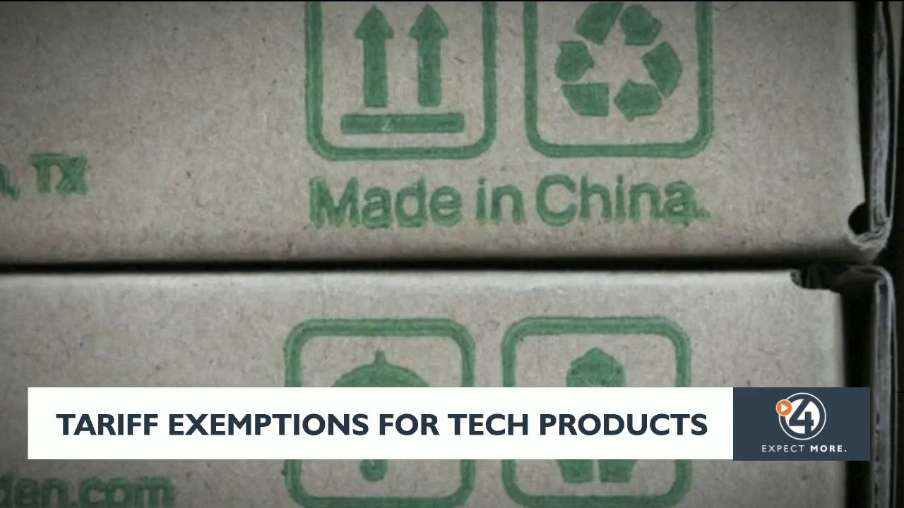 Tariff exemptions for tech products - YouTube