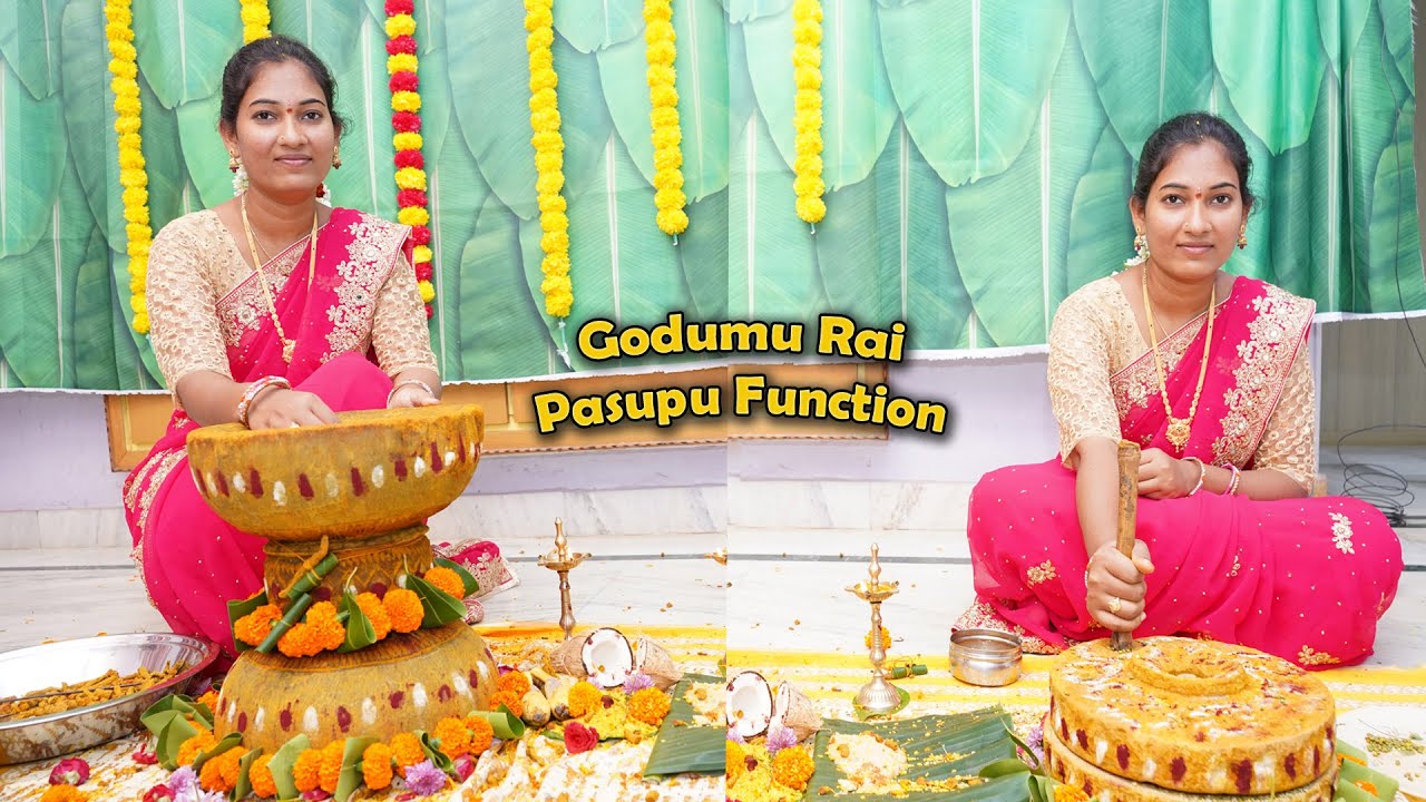 Godumu Rai Pasupu Function II Andhra Pradesh Style II Pre Marriage Event I Indian Weddings I ...