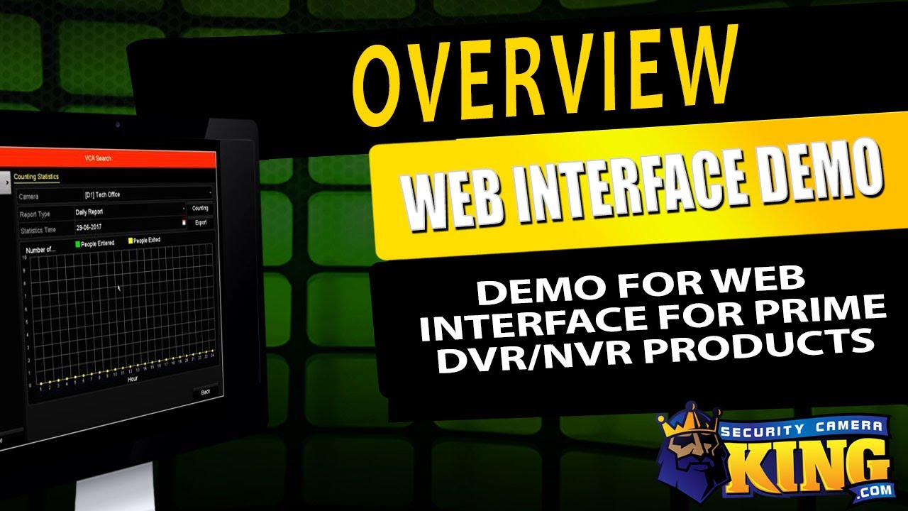 Prime DVR / NVR Web Interface Demo - YouTube
