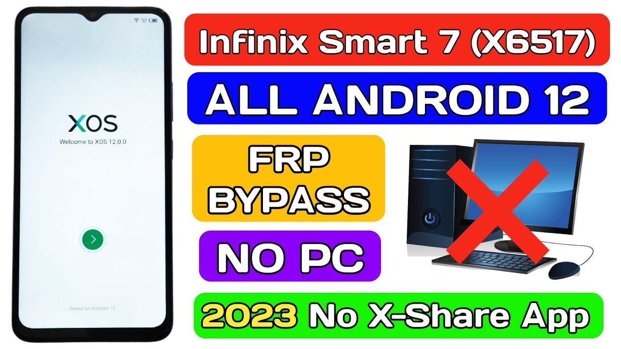 Infinix SMART 7 (X6517) frp bypass 2023. - YouTube