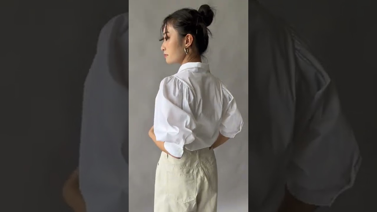 top set in shoulder gothic blouse 1 - YouTube