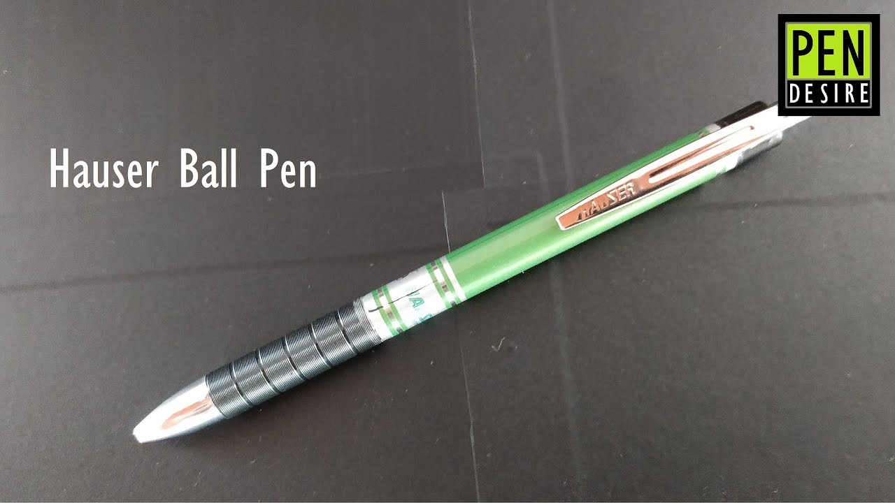 #177 HAUSER Cyclone | Retractable Ball Pen - YouTube