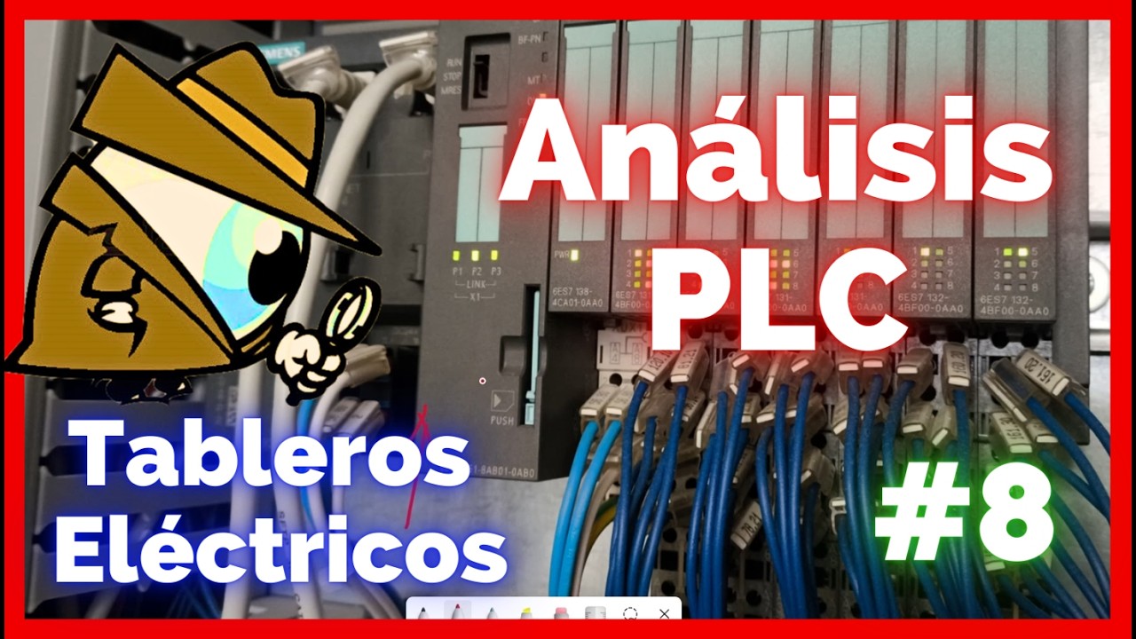 🔥ANÁLISIS de Tableros ELÉCTRICOS INDUSTRIALES 08| PLC REAL - YouTube