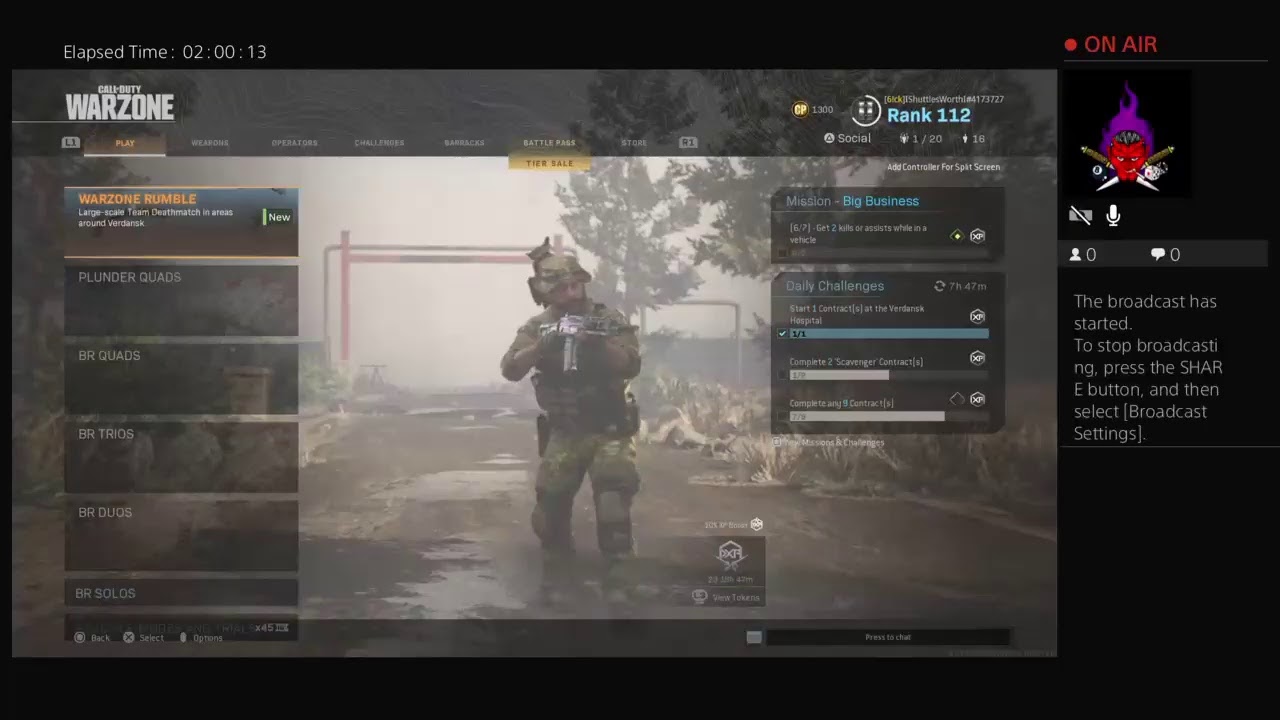 warzone Quads run!!! [6!CK]clan - YouTube