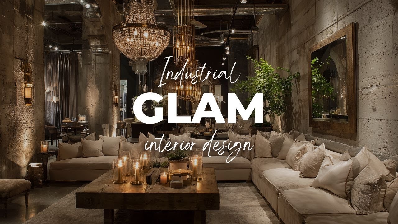 Soft Industrial Glam Interior Design: Luxe Comfort Meets Industrial ...