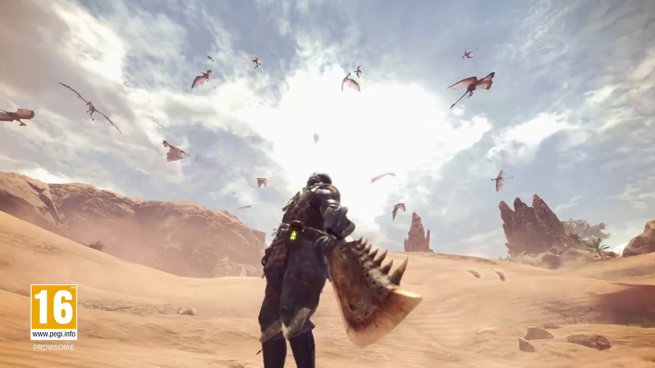 Monster Hunter : World - Trailer Desert des Termites - YouTube