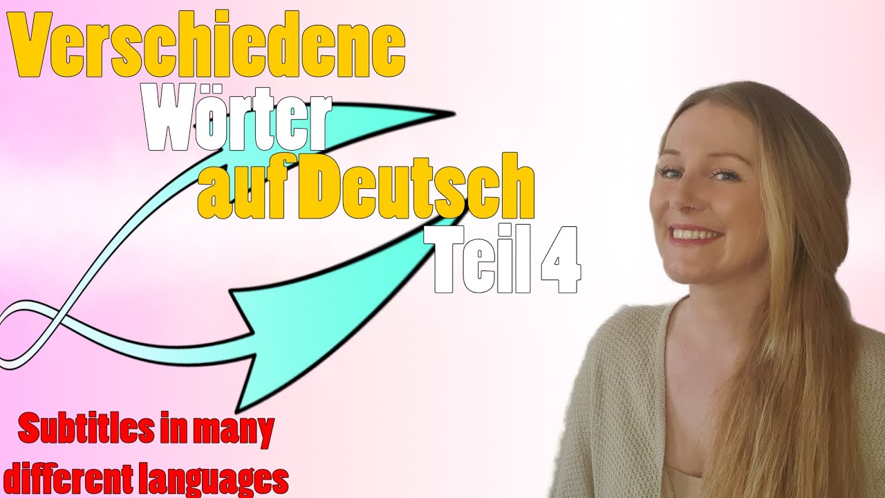 Pronouncing german words: Various words part 4 (Verschiedene Wörter ...