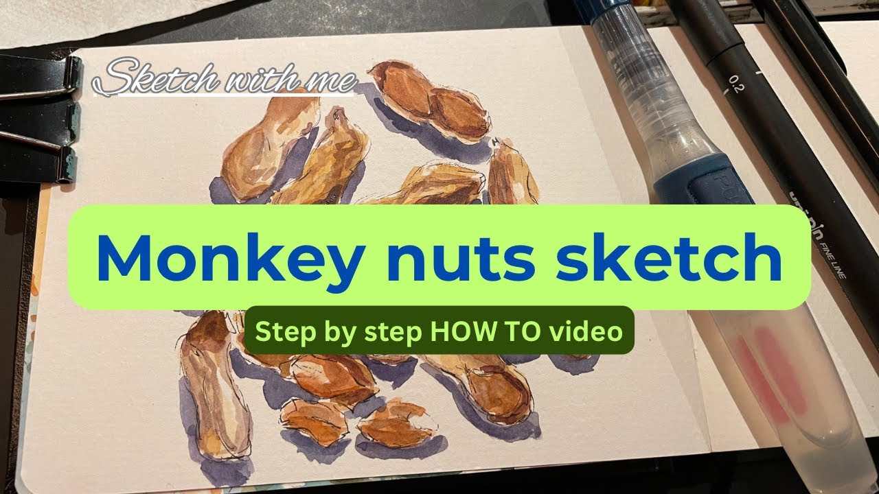 How to find what to sketch? I’m doing monkey nuts today. Follow me for ...