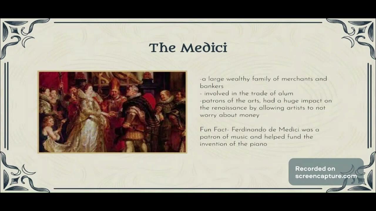 world history- renaissance project presentation - YouTube