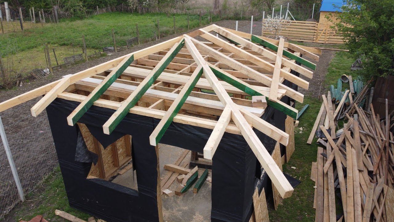 Kako uraditi krov na 4 strane. Letnjikovac - YouTube