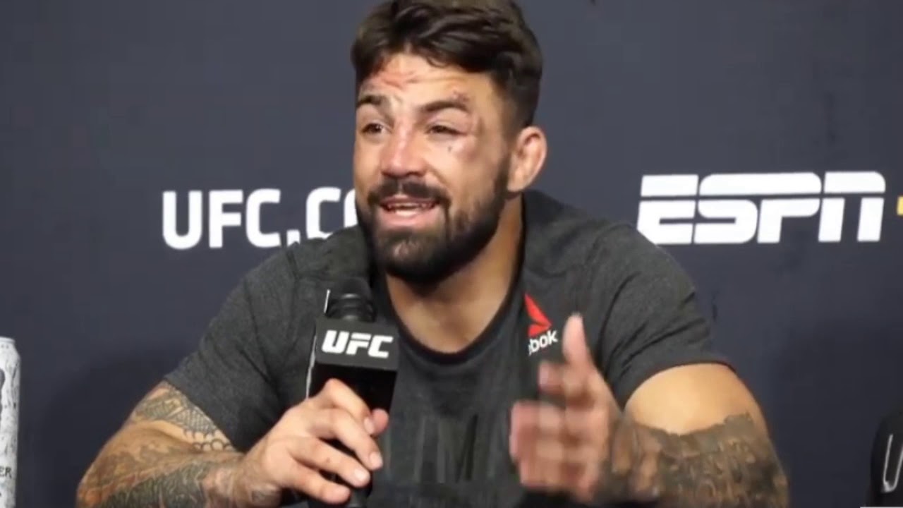 Mike Perry "strong reacts" on Post-Fight Press Conference | UFC Fight ...
