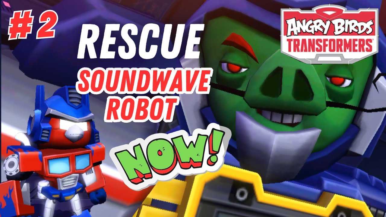 Angry Birds Transformers Walkthrough Gameplay #2 || OPTIMUS PRIME ...